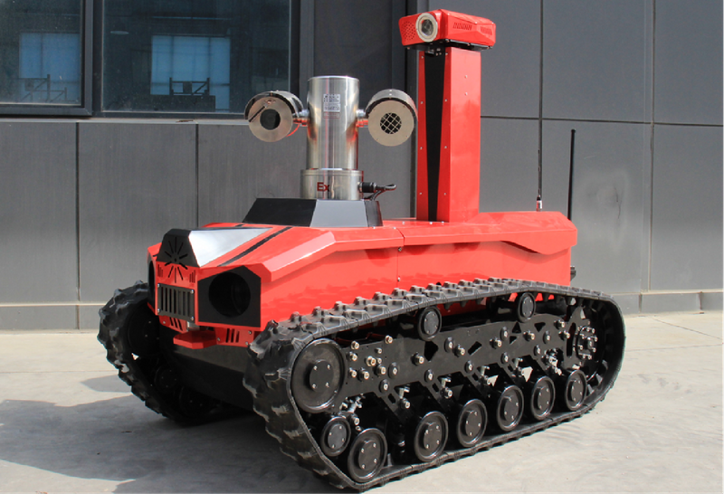 Fire Fighting Robot Water Cannon Security Patrol Robots RXR-MC80BD from ...