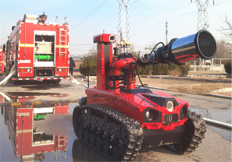 Fire Fighting Robot Water Cannon Security Patrol Robots RXR-MC80BD from ...