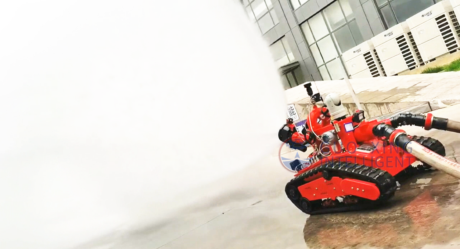 RXR-M40D-880T Remote Fire Fighting Monitor Water Cannon Robot from ...