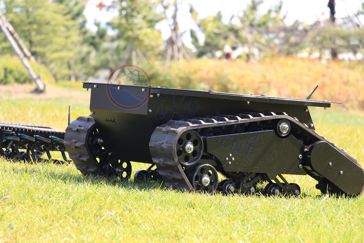 Enhanced Security Patrol Inspection Crawler Tracked Robot Chassis From China Manufacturer Guoxing