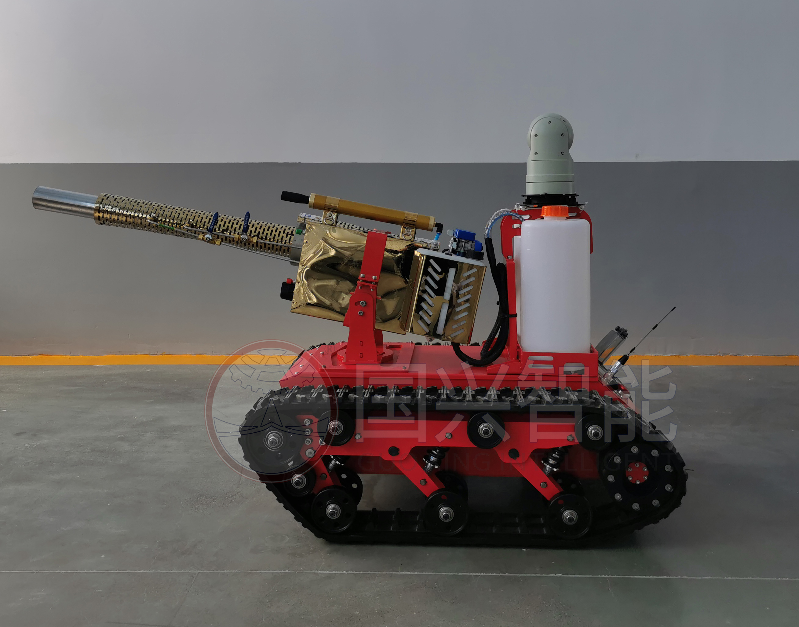 Disinfectant Atomizing Mist Spraying Disinfection Robot From China